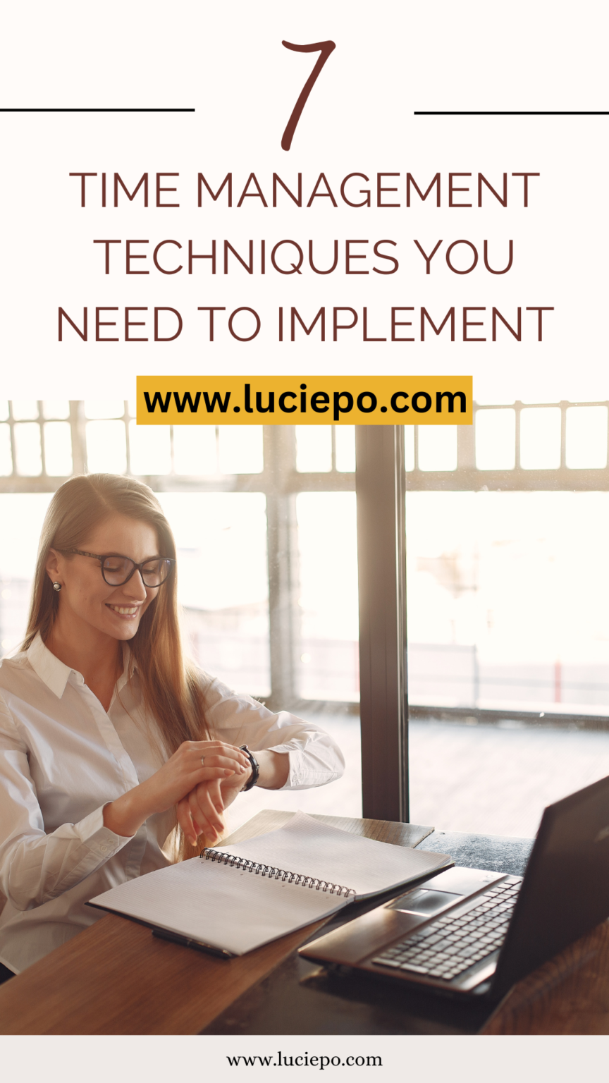 The Top 7 Skills of Effective Time Management - Lucie Po